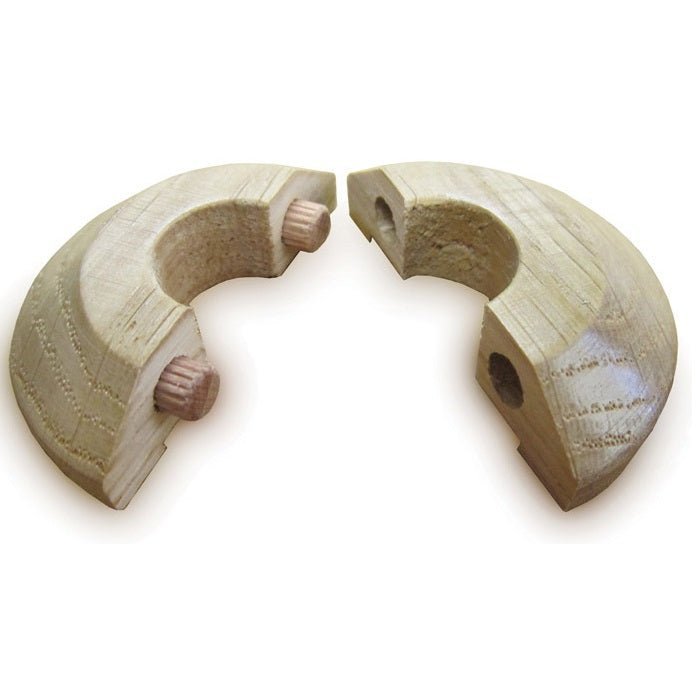 Pipe Ferrules (Dowelled) 17x50mm - 2 Pack–Pipe Ferrule